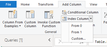 Index Column in Power BI, everything is easy with Power Query ...
